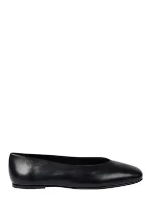 Paul Smith Leather Ballet Flats - Black