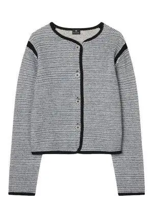 Paul Smith Knitted Button Jacket - Black