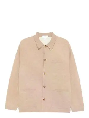 LARDINI Knitted Shirt Jacket - Neutrals