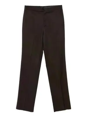 LARDINI Tapered Tailored Trousers - Brown