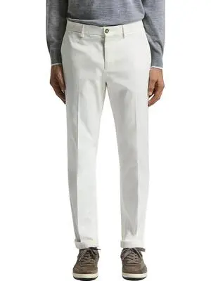 Peserico Button Trousers - White