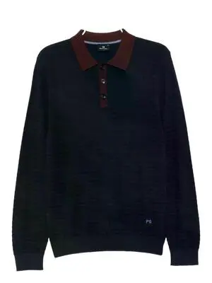 Paul Smith Contrasting Polo Shirt - Blue