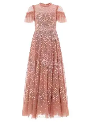 NEEDLE & THREAD Ruffled Gown Maxi Dress