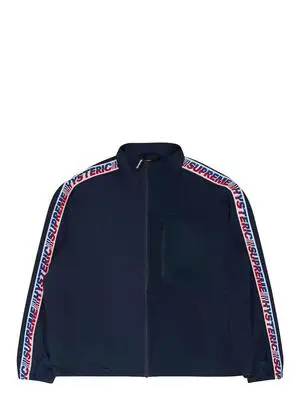 Supreme X Hysteric Glamour Logo-tape Track Jacket - Blue