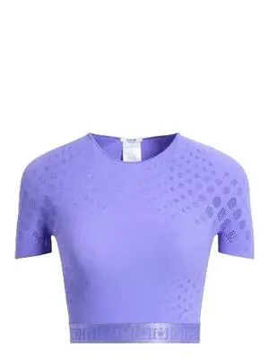 Wolford Stretch Crop T-shirt - Purple