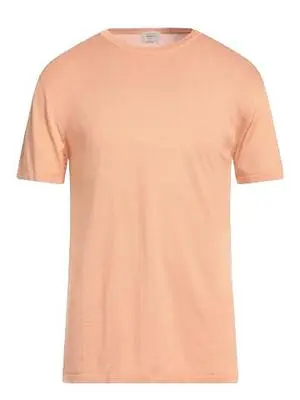 DANIELE FIESOLI Short Sleeve Silk Sweater - Salmon Pink