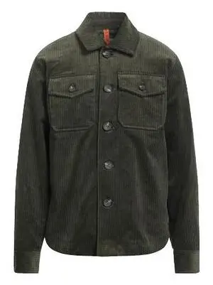 AT.P.CO At. P.co Shirt Military Size Cotton, Elastane - Green