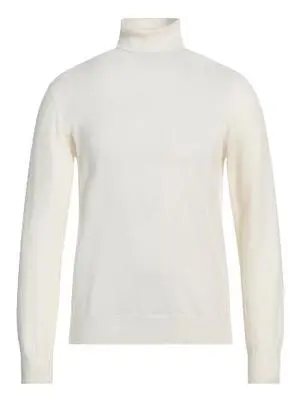 GRAN SASSO Turtleneck In Virgin Wool - White