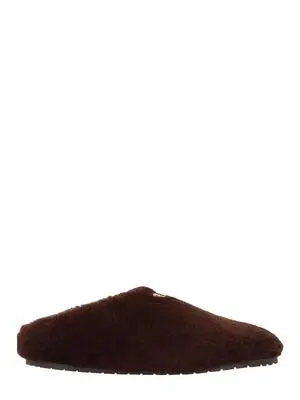 Prada Sheepskin Sabot - Brown