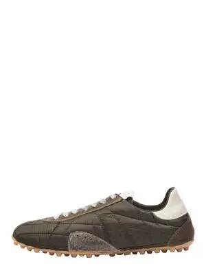MAISON MARGIELA Sprinter Low Top Sneakers - Dark Green/white/grey