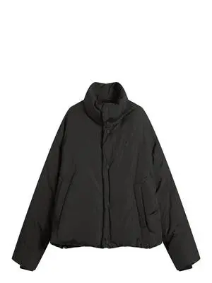 Ami Technical Taffetas Adc Down Jacket - Noir