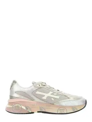 Premiata Moerund7797 Logo Sneakers - Silver