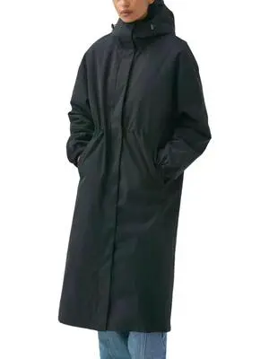 WELTER SHELTER Long Sleeve Hooded Coat - Grey