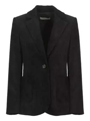 D.exterior Corduroy Welt-pocket Blazer - Black