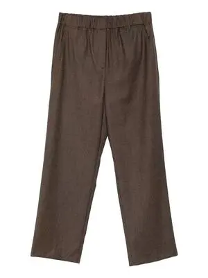 Max Mara Straight Leg Trousers - Brown