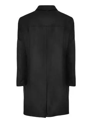 Herno Collared Coat - Black