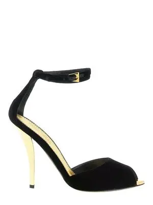 Paris Texas 105mm Jessica Ankle-strap Sandals - Black