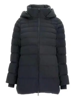Herno Padded Coat With Detachable Hood - Black