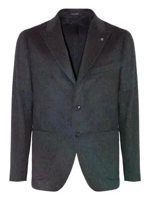 Tagliatore Button Pin Blazer - Grey