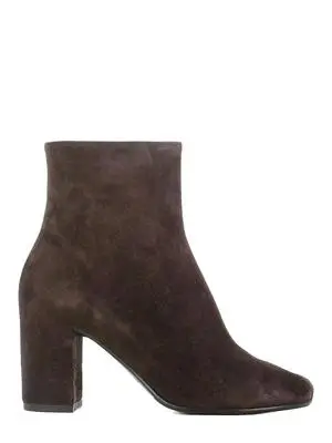 DEL CARLO 80mm Block-Heel Suede Boots