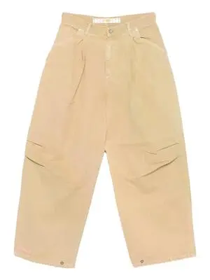 PDF Wide-leg Jeans - Neutrals