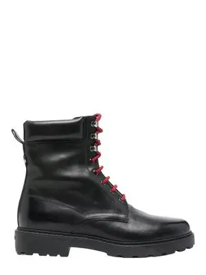 Bally 38mm Leather Hiking Boots - Black
