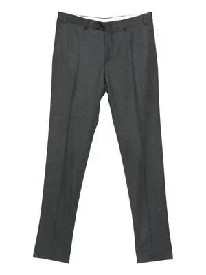 Canali Pressed-crease Trousers - Grey