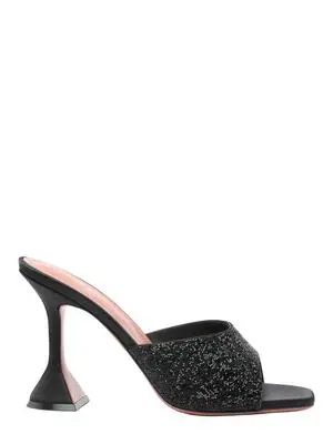 Amina Muaddi 95mm Lupita Mules - Black