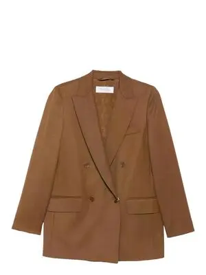 Max Mara Double-breasted Blazer - Brown