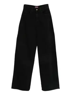 ICON DENIM LA Wide-leg Jeans - Black