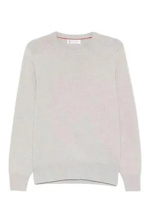 Brunello Cucinelli Cashmere Crew Neck Sweater - Grey