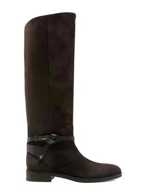 JIMMY CHOO Lawton Knee Boots - Brown