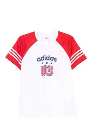 Adidas Logo-print T-shirt - White