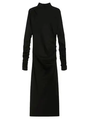 Max Mara Ruched Dress - Black