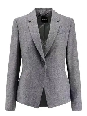BOSS Jia9 Button-up Blazer - Grey