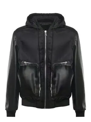 GIULIANO GALIANO Zip Drawstring Jacket - Black