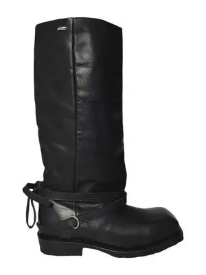 Our Legacy High Engine Strap Boots - Black