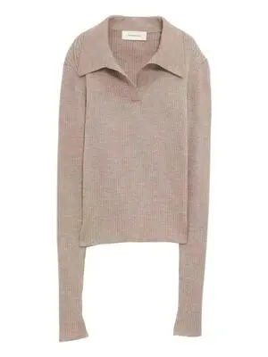 MFPEN Polo-neck Wool Sweater - Neutrals