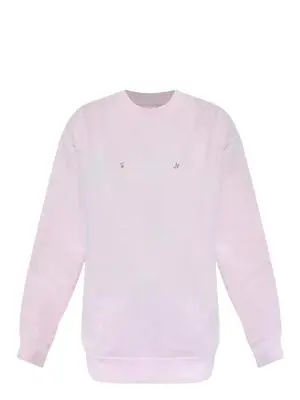 LoveShackFancy Palo Embroidered Sweatshirt - Pink