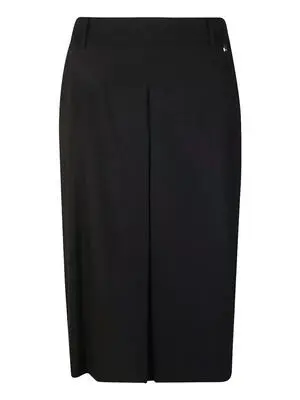 Herno Pleated Midi Skirt - Black