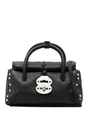 ZANELLATO Baby Dotta Studded Tote Bag - Black