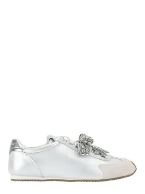 Kurt Geiger Leather Islington Bow Sneakers - White