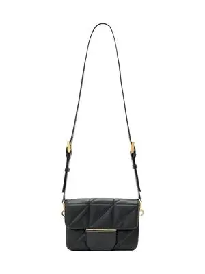 ALLSAINTS Quilted Leather Jupiter Cross-body Bag - Black