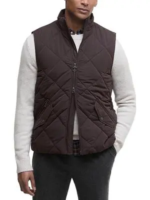 Barbour City Chelsea Quilted Vest - Black Oak/ Midnight Oak