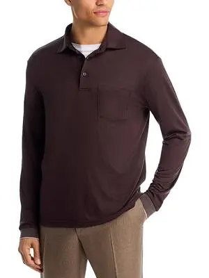Herno Wool Polo - Chocolate Brown