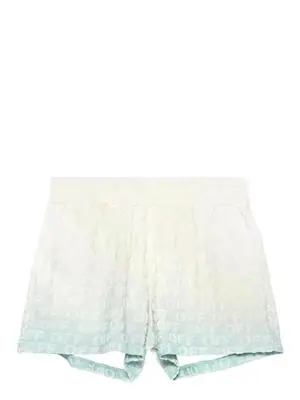 Off-White Logo-pattern Shorts - Neutrals