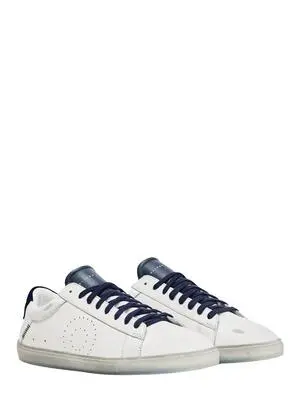 OLIVER CABELL Low 1 Leather Sneaker - Navy Yin Yang Subdued