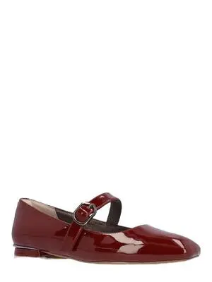 J. Reneé Faron Mary Jane Flat Dark Cherry
