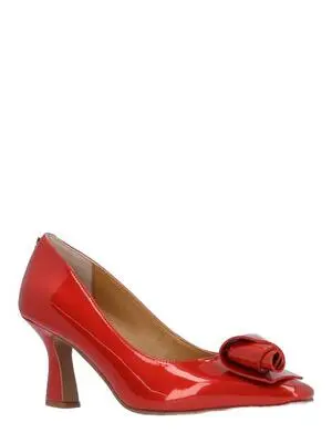 J. Reneé Karali Pointed Toe Pump Red