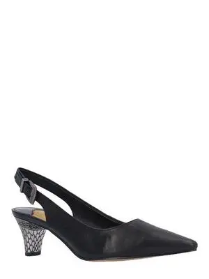 J. Reneé Mayetta Slingback Pointed Toe Pump - Black